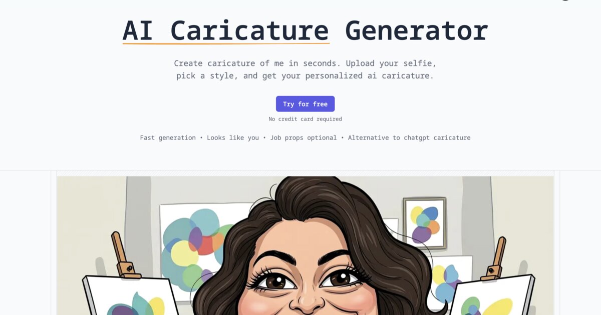 AI Caricature Generator - Create Caricature of Me Free